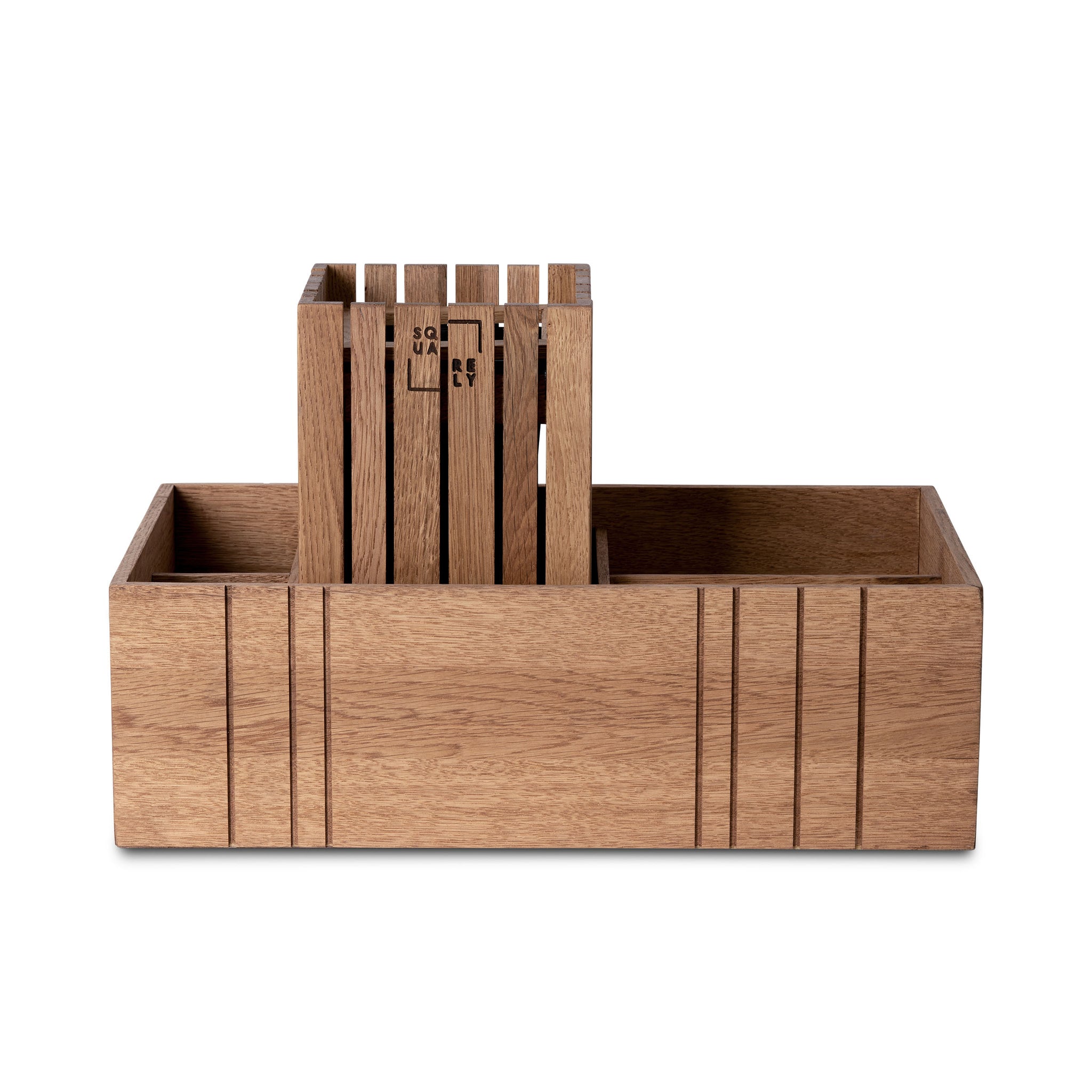 Table Organizer Dark Oak – SQUARELY