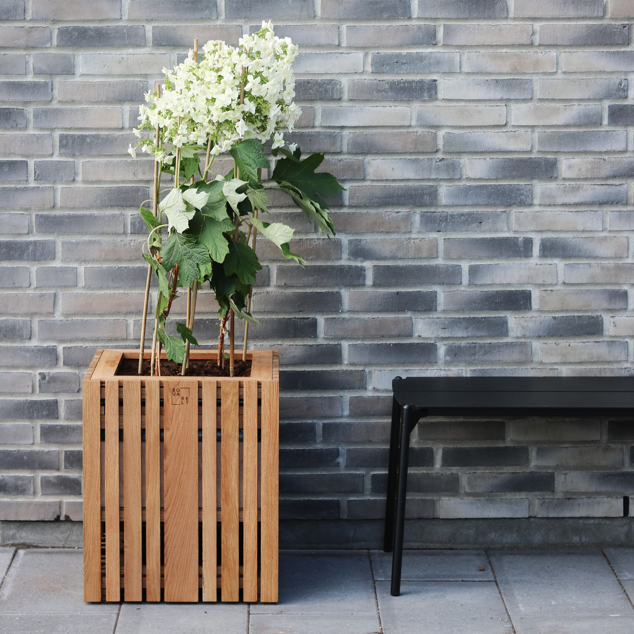 GrowBig Dark Oal | Shop SQUARELY nachhaltiges Design Outdoor-Pflanzer